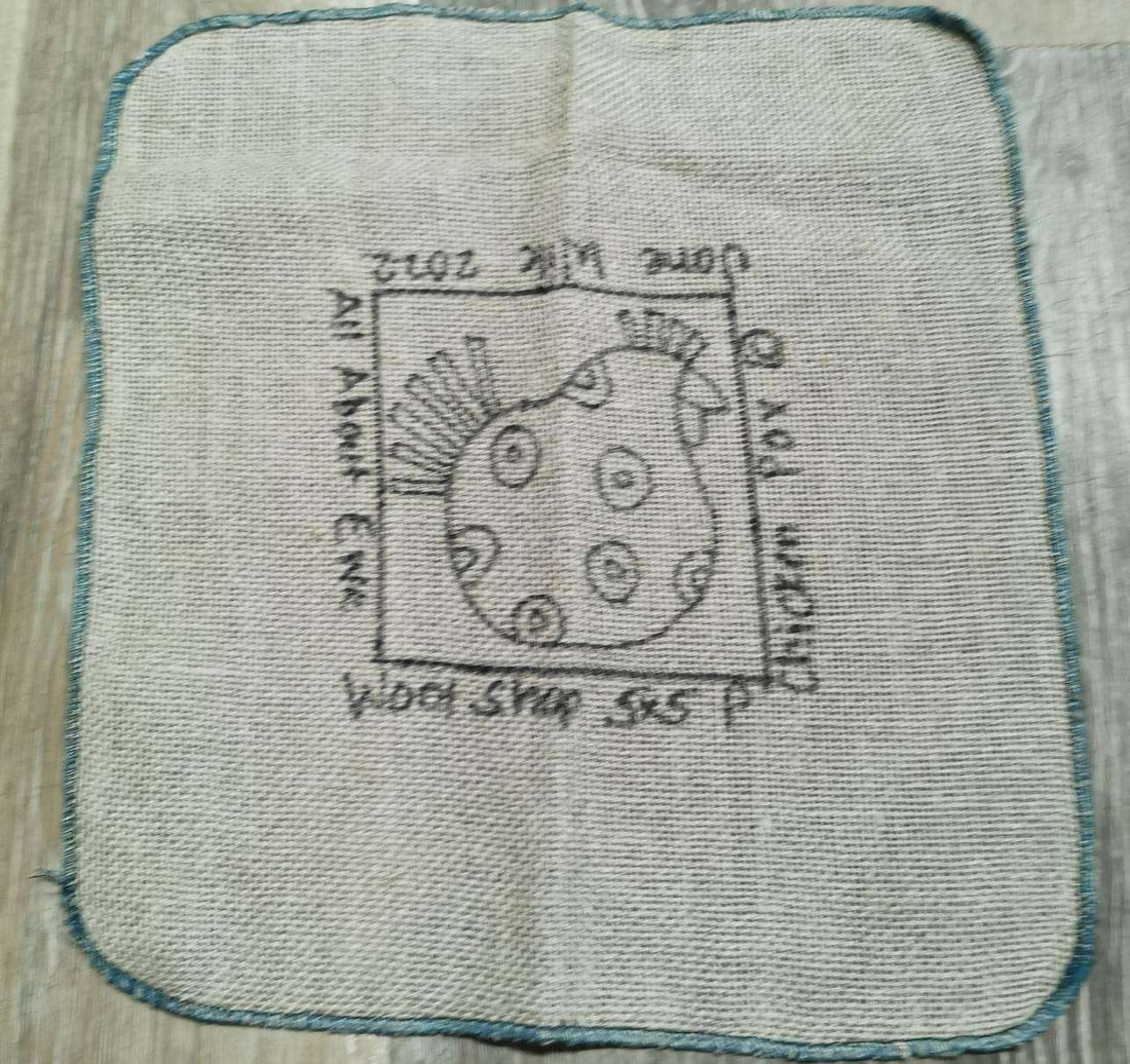CHICKEN POX Pattern on Linen – All About Ewe Wool Shop