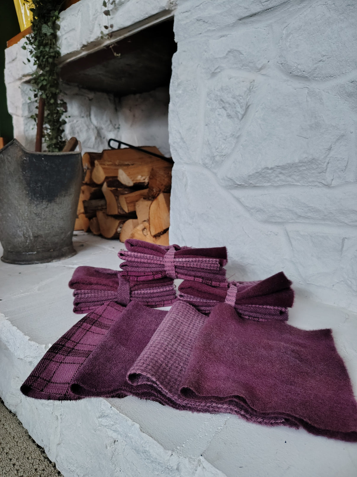 Plum Hand Dyed Wool Fat Sixteenth Bundle – All About Ewe Wool Shop